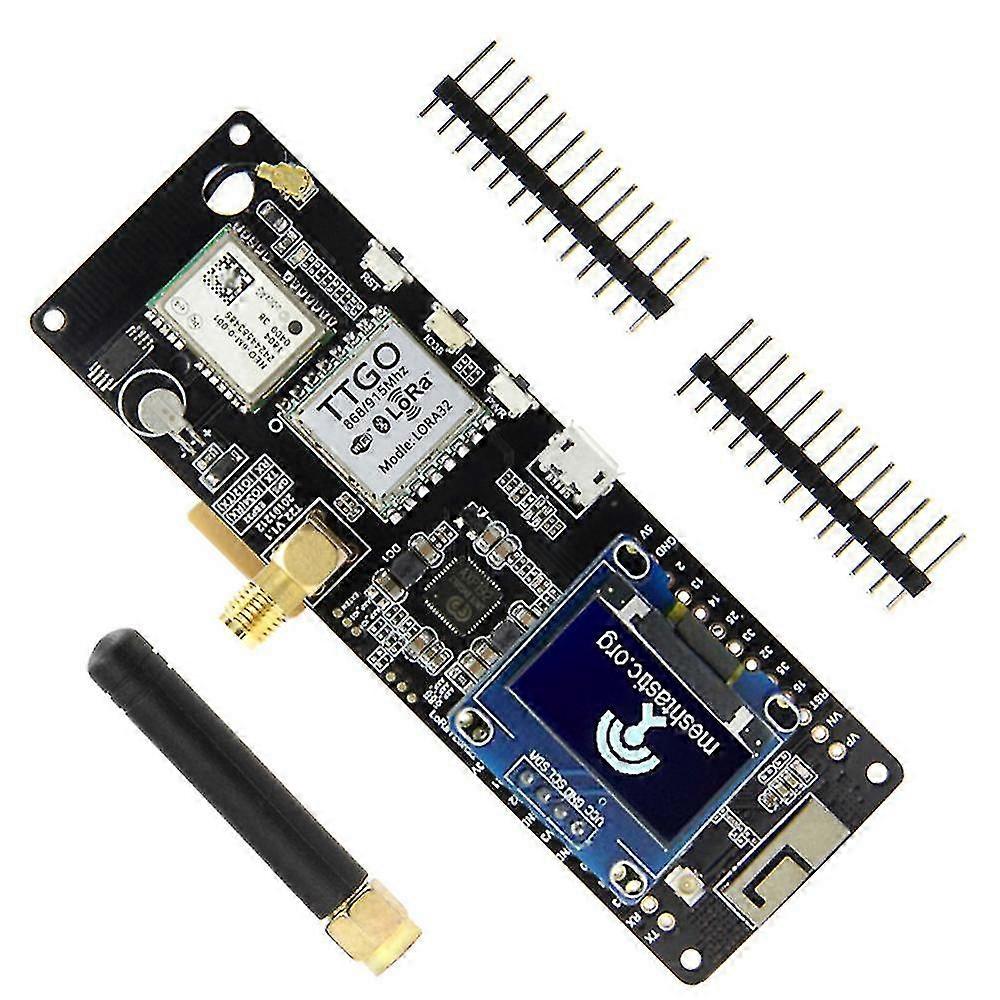 Lilygo Ttgo Meshtastic T-beam V1.1 Esp32 433/868/915/92hz Wifi Ble Lora Esp32 Gps Neo-6m Sma ...