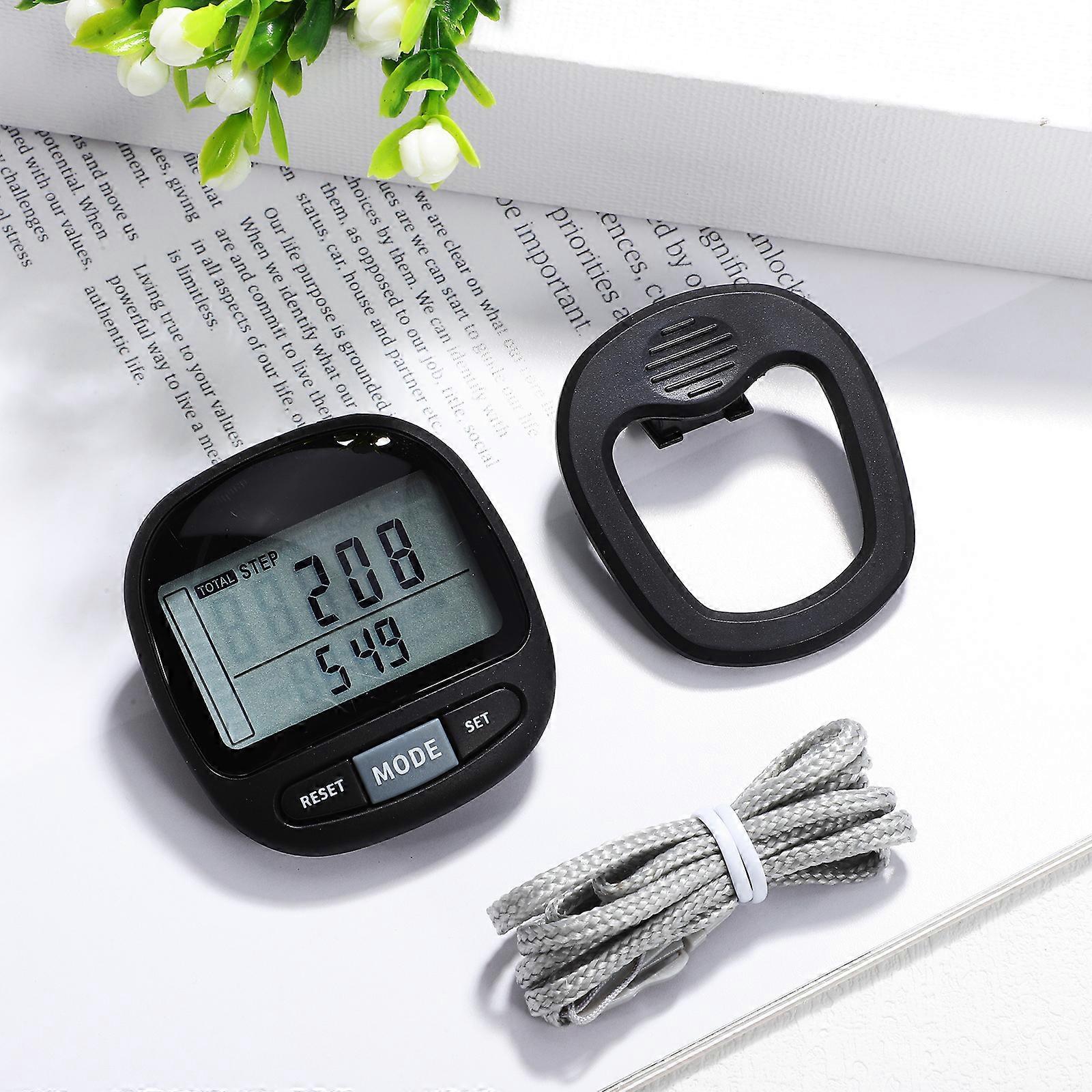 Walking Pedometer Portable Step Tracker Outdoor Pedometer Clip Walking ...