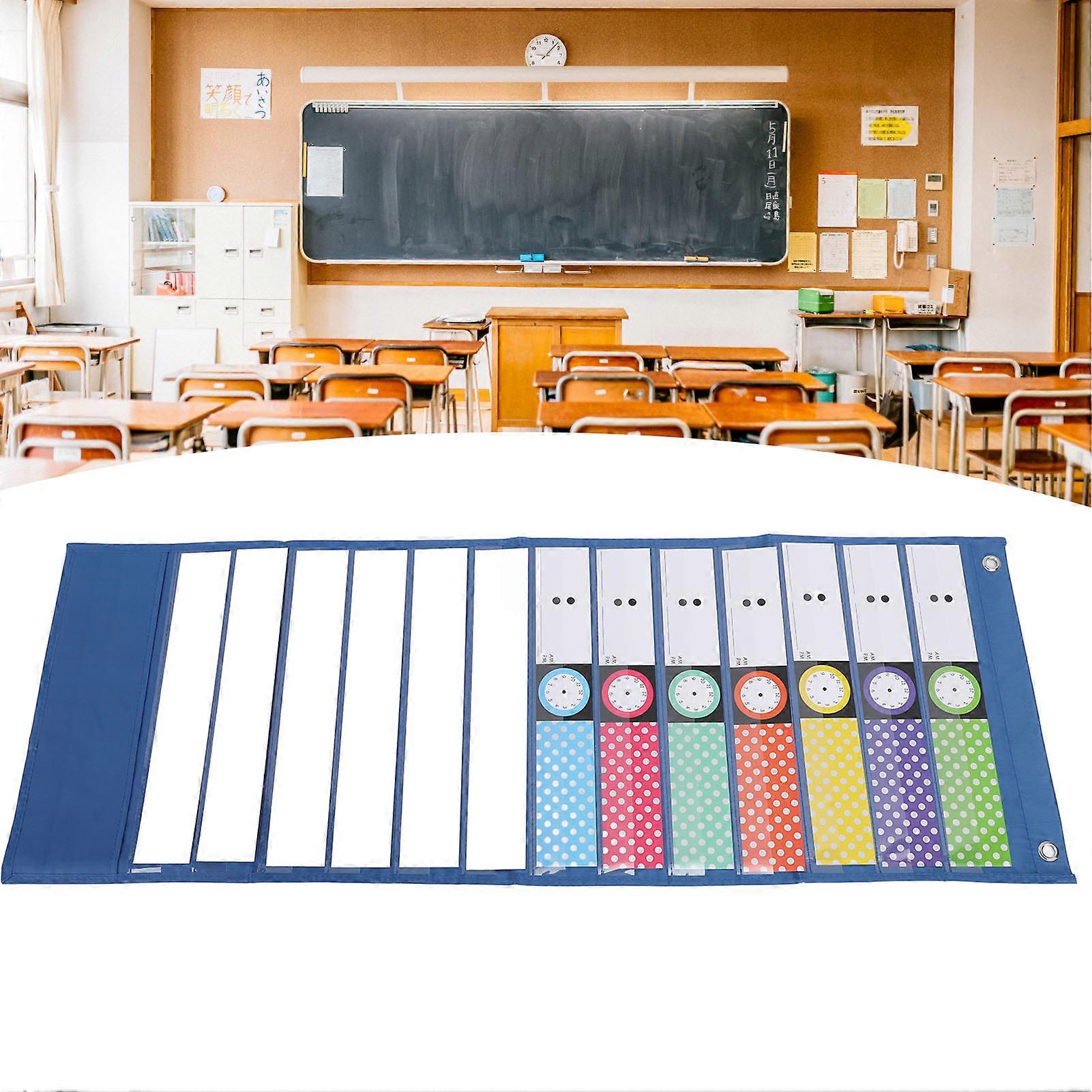 Daily Schedule Pocket Chart Teaching Scheduling Class Schedule Pocket ...