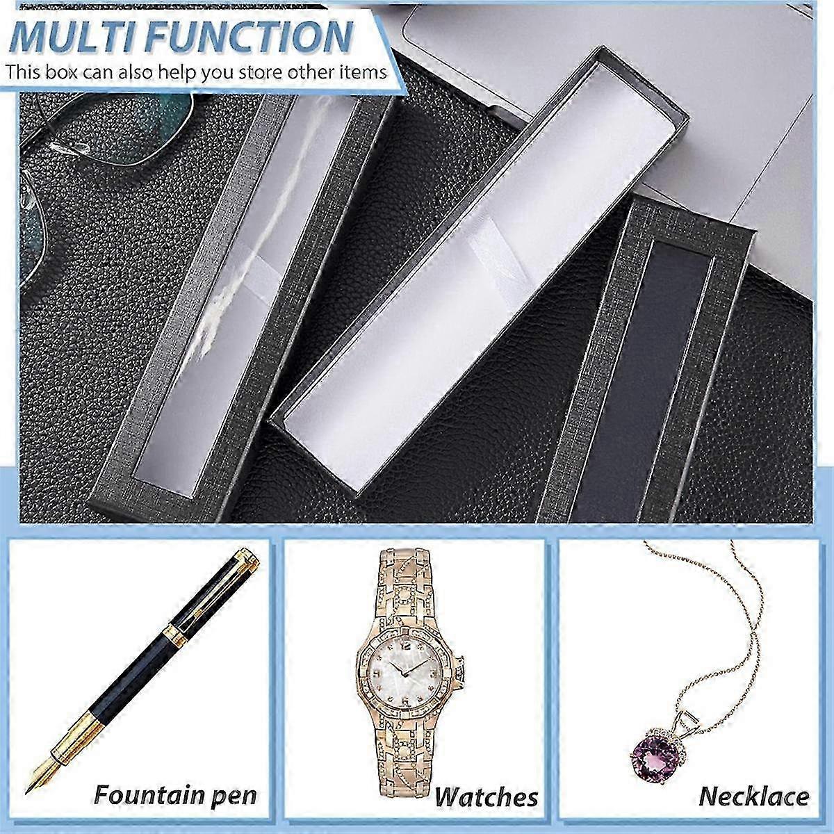 20PCS Empty Pen Gift Box with Clear Lid, Cardboard Pen Case, Pen ...