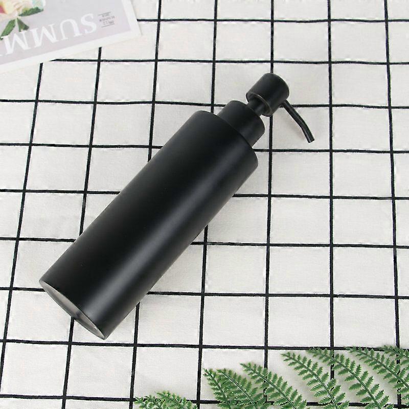 Black Soap Dispenser, Easy Squeeze 350ml Pump Bottle, Rustproof Metal ...