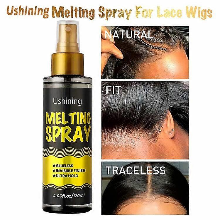 Lace melting spray and styling spray (120 ml), wig melting spray and ...