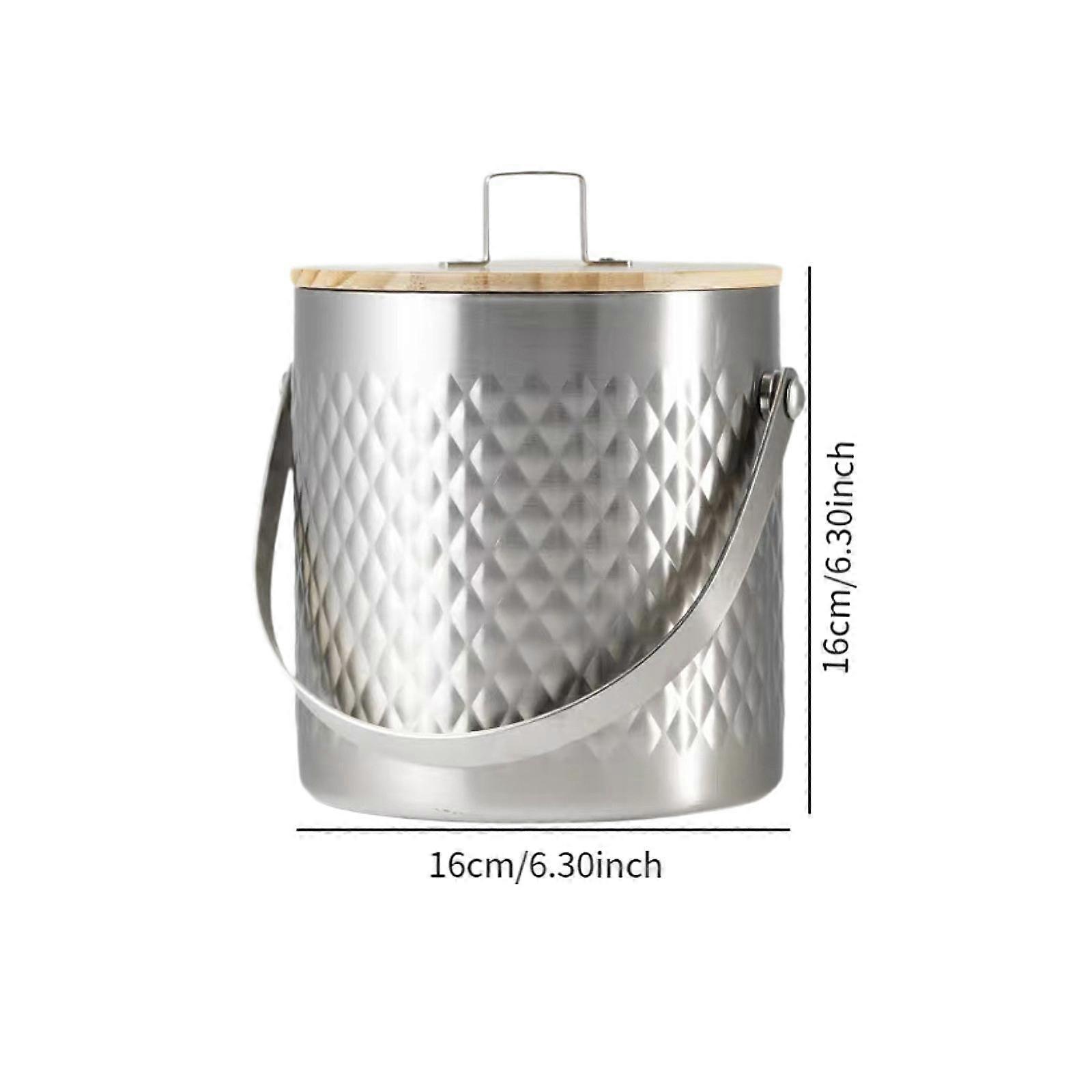 Ice Bucket with Lid and Tong Champagne Bucket for BBQ Home Family ...