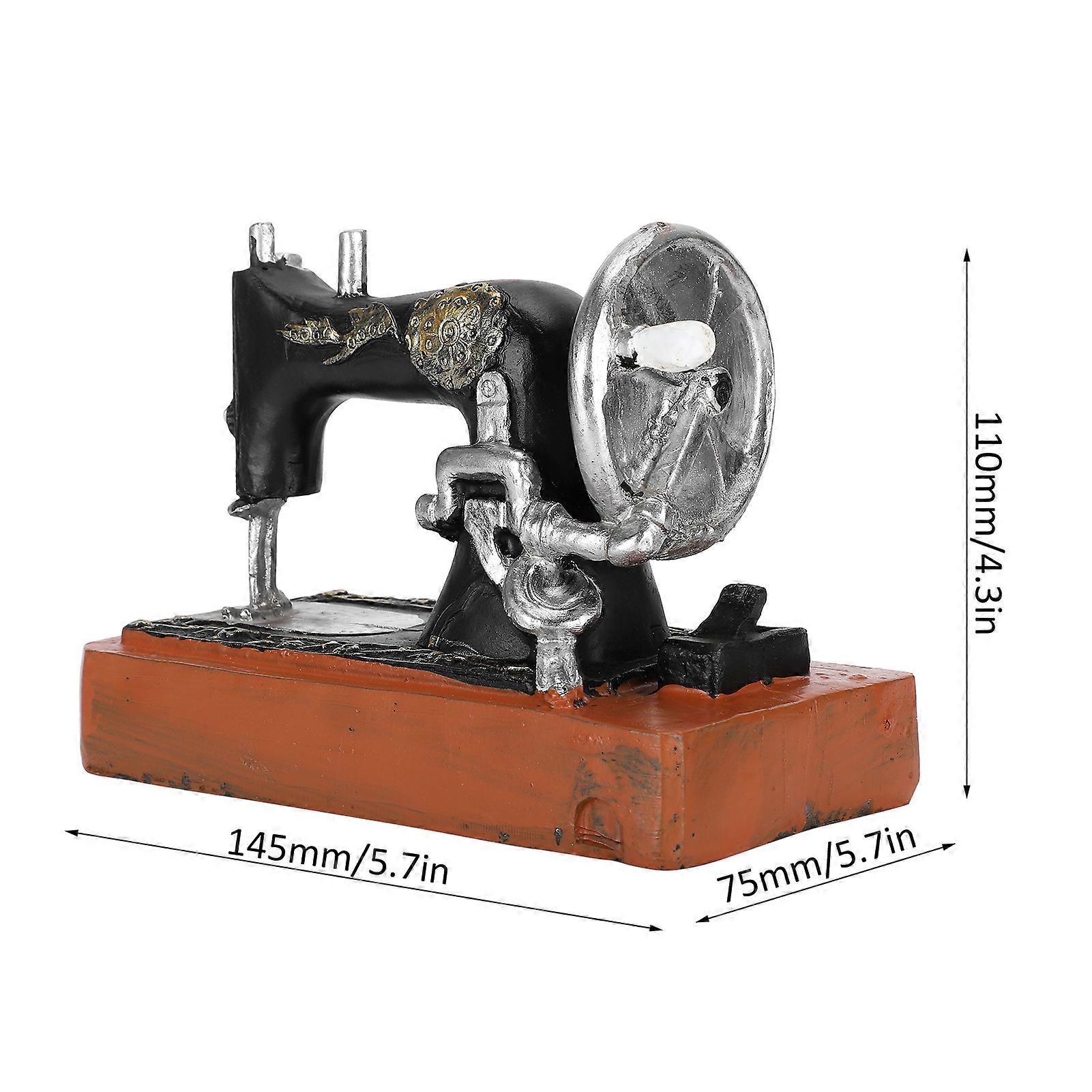 Vintage Sewing Machine Desk Decor Mini Style Toy Miniature Figurines ...
