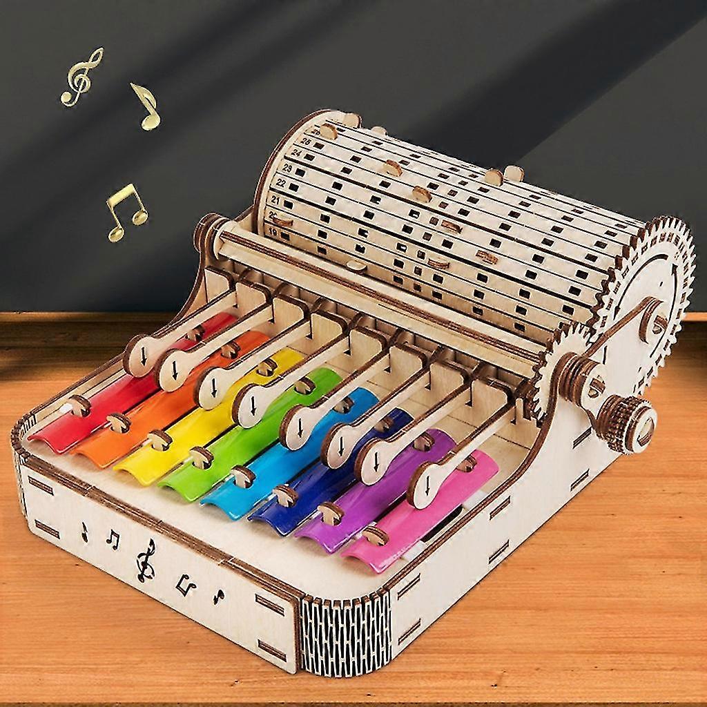 Hand Crank Xylophone Orff Percussion Rhythm Device For Preschool ...