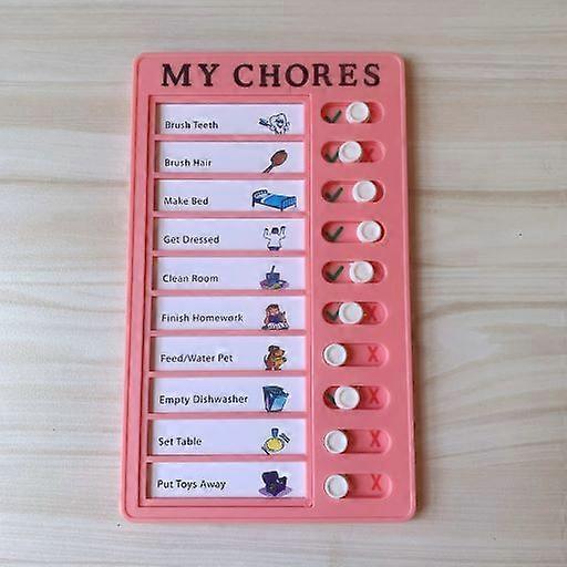 1pc Chore Chart Memo Checklist Board Daily to Do List Planner DIY Schedule Pad for Kids Adults ...