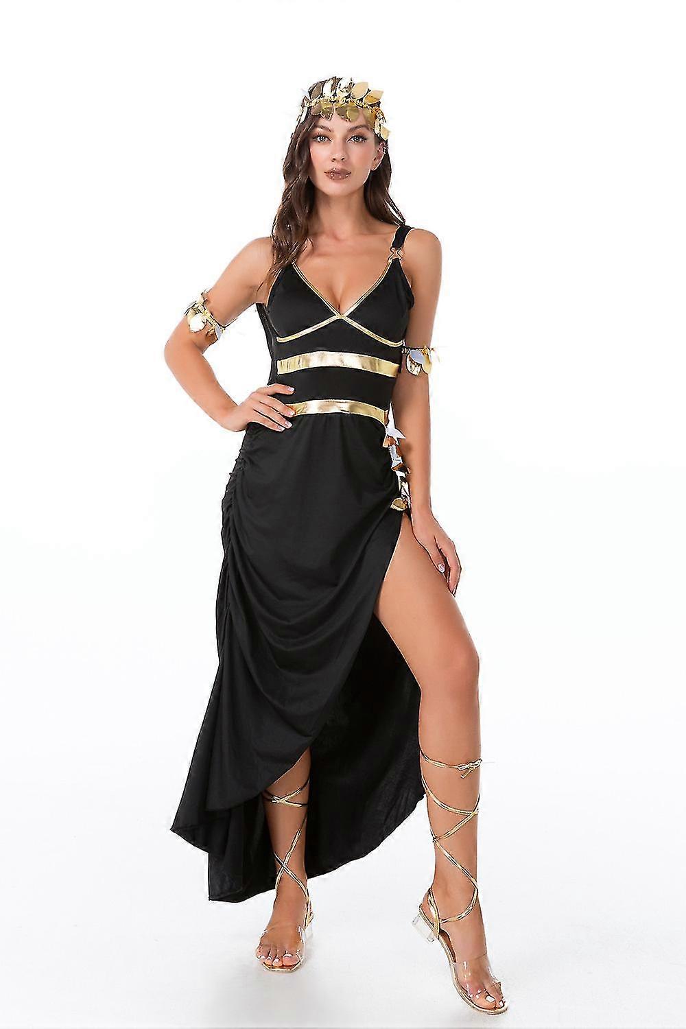 Sexy Egyptian Cleopatra Princess Costume Outfits Ladies Roman Toga Robe ...
