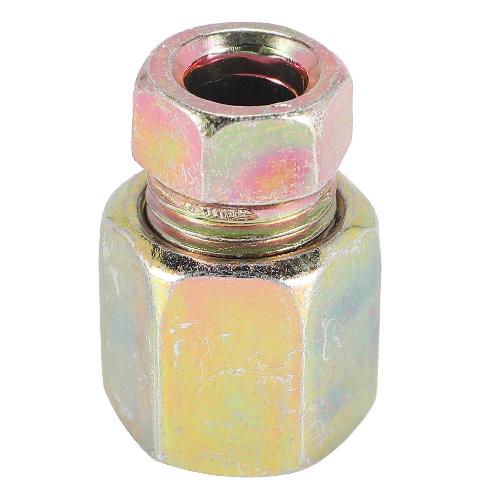 50Pcs Male / Female End Brake Pipe Screw Nuts M10 x 1mm 3/16Inch OD ...