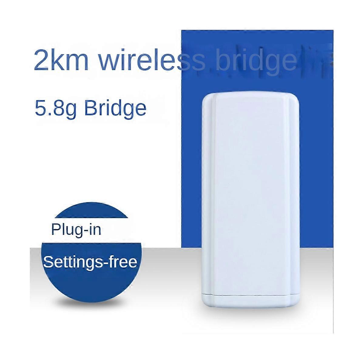 2Pcs Wireless WiFi Bridge Outdoor CPE Router Wifi 5.8Ghz 450Mbps ...
