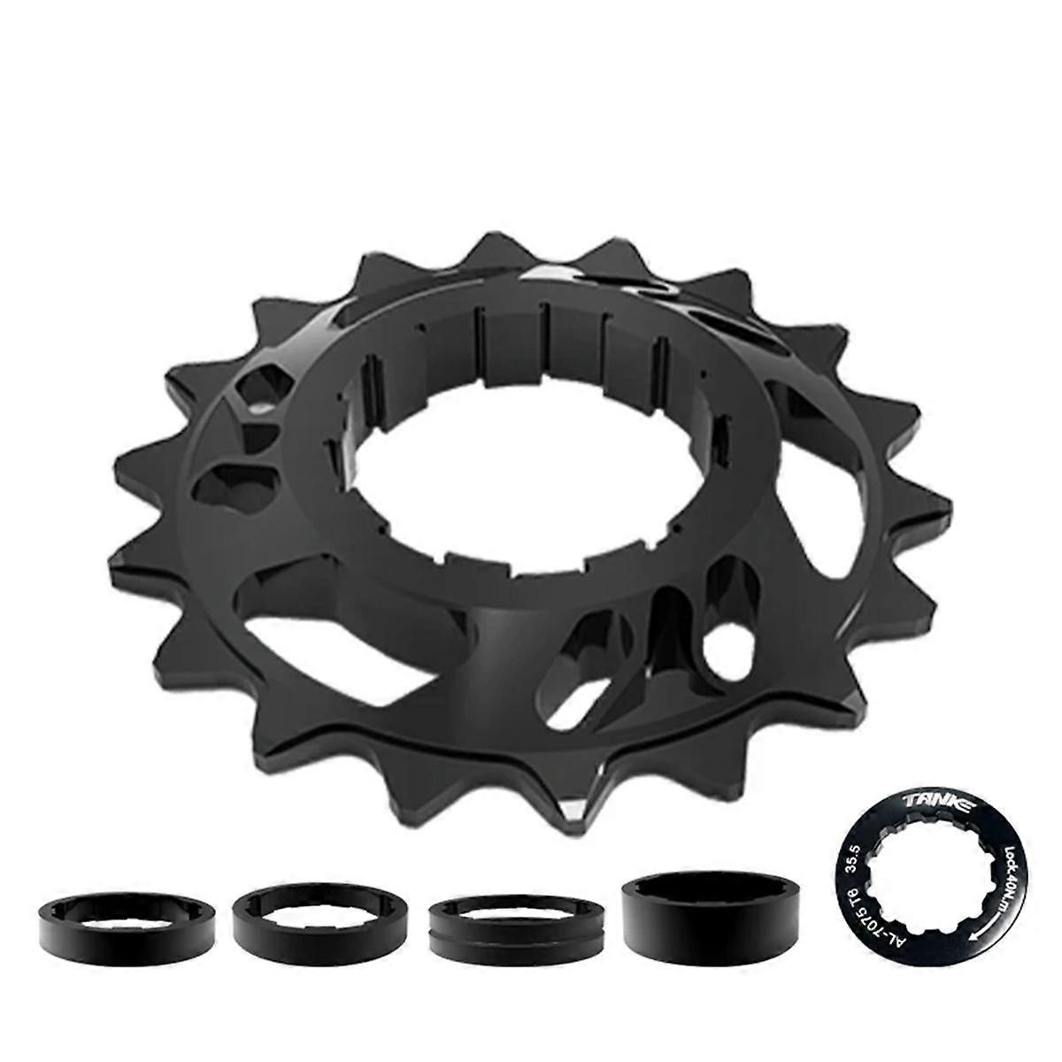 Single Speed Flywheel Conversion Kit 18T Cassette Cog Road Bike Sprocket for Freewheel Chain ...