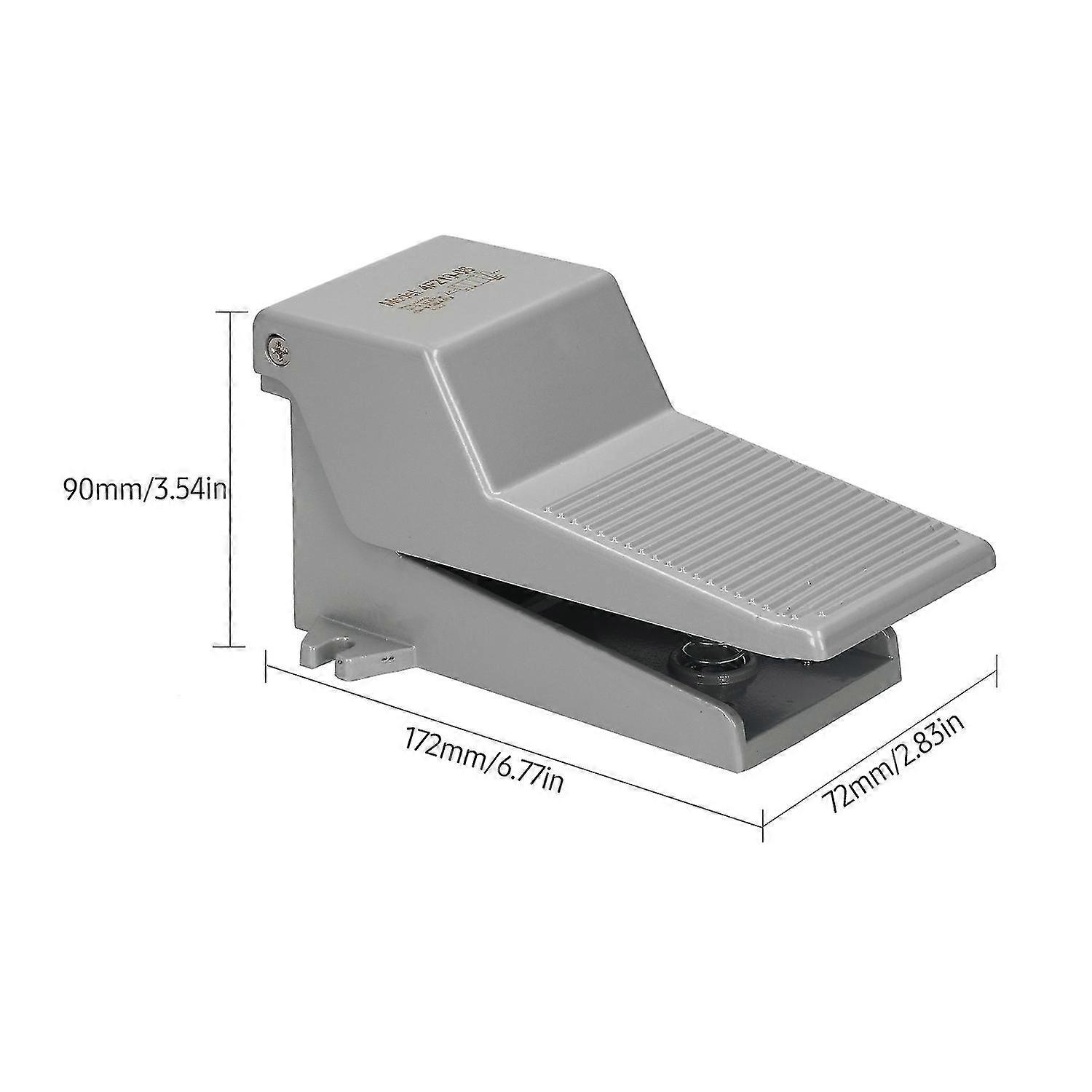 1/4-inch Pneumatic Foot Pedal Valve 5 Way 2 Position Pneumatic Air Flow ...
