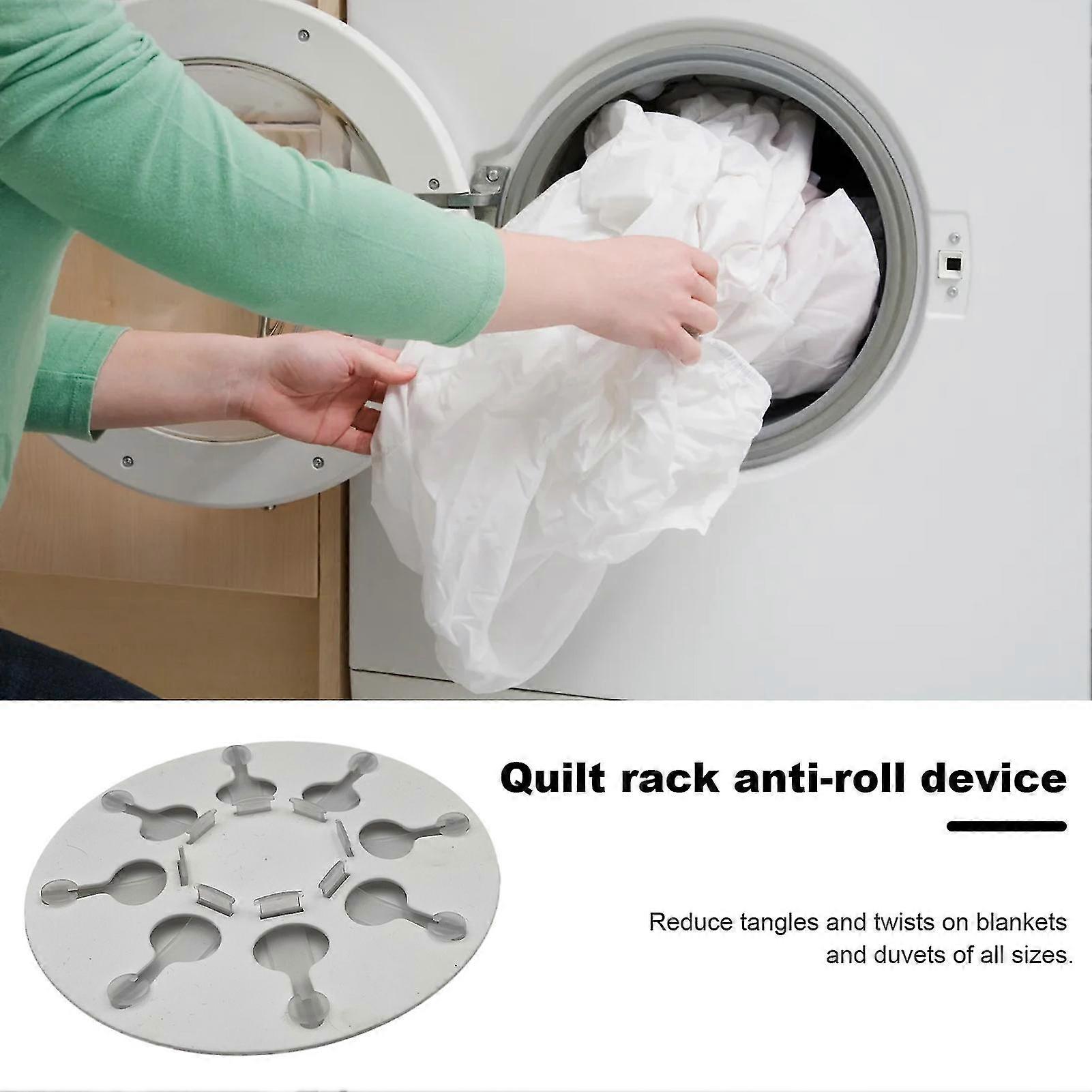 Anti-Tangle Rack for Blankets & Duvet Cover Reduces Laundry Tangles And ...