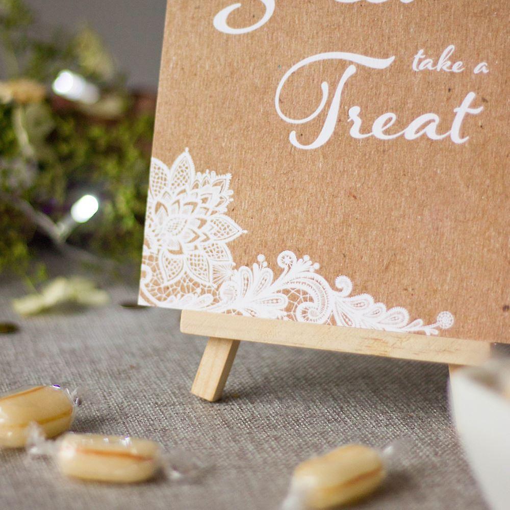 Rustic Wedding Love is Sweet Table Sign | Treat Table Decoration with ...
