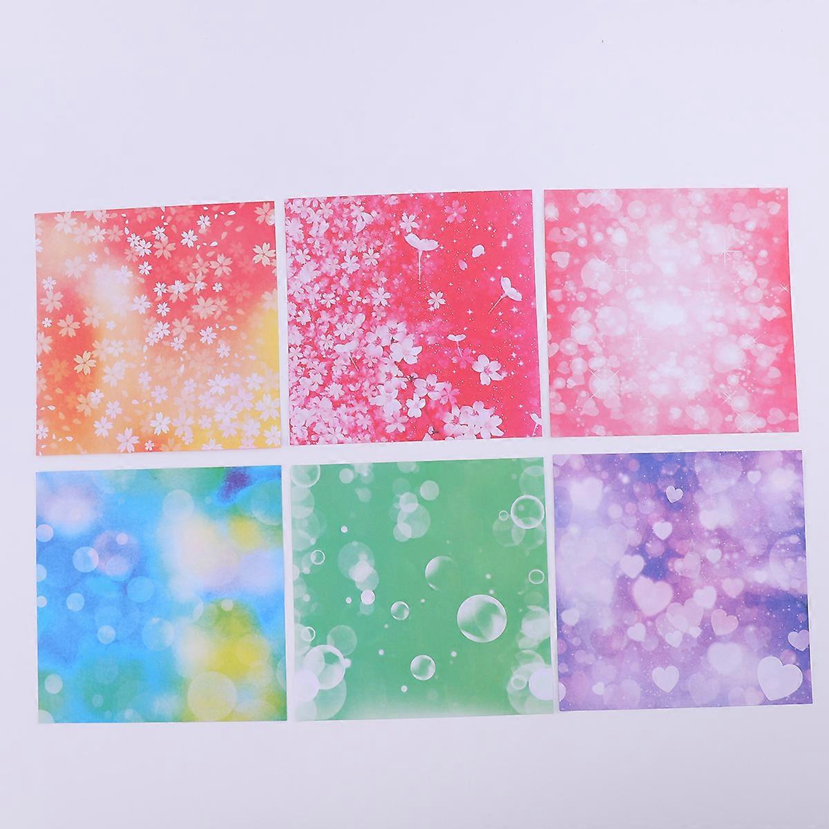 1 Set 100 Pcs Origami Paper Double-sided Star Origami Colorful Paper ...