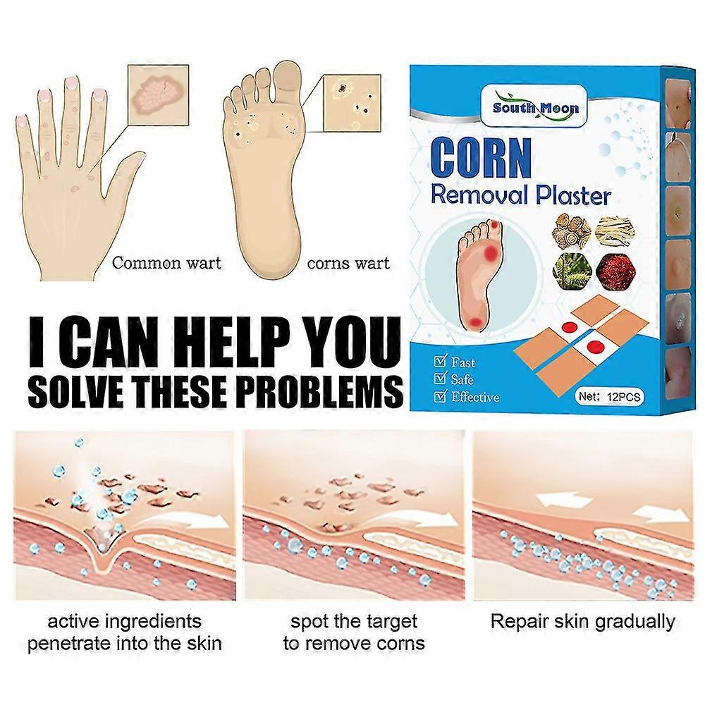 Corn Removal Plaster Sticker Foot Patch Fast Safe Foot Care Patch For ...