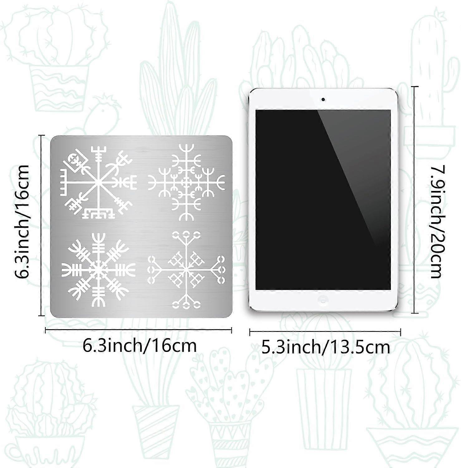 Viking Stencil Symbol Reusable Drawing Journal Stencil Rune Pattern ...