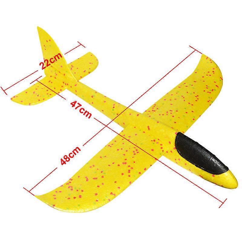 48cm Big Hand Launch Throwing Foam Palne EPP Airplane Model Glider ...