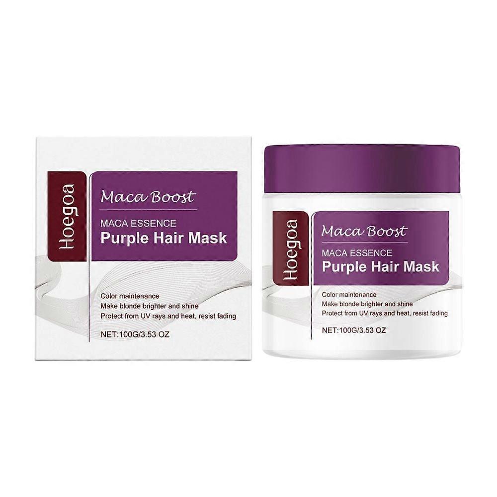 Maca Essence Purple Hair Mask, Nourishing Deep Conditioner Professional ...