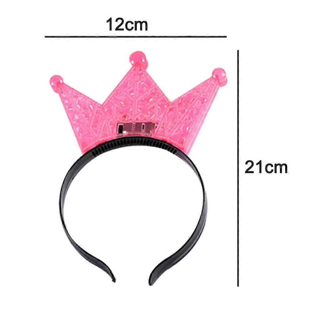 Light Up LED Crown Tiara Princess Headband | Fruugo UK