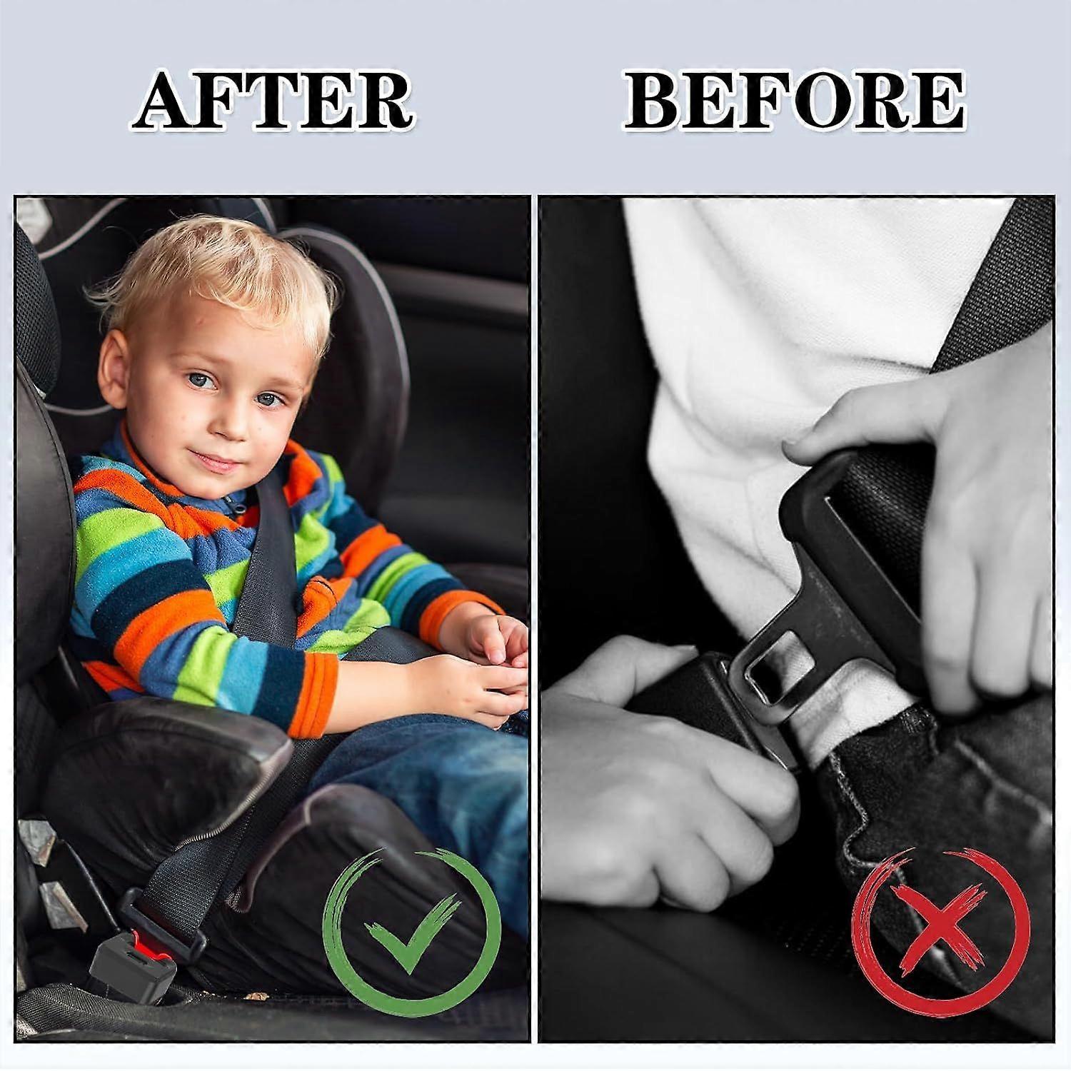2Pcs Car Seatbelt Buckle Guard, Children Seat Belt Lock Seatbelt Buckle ...