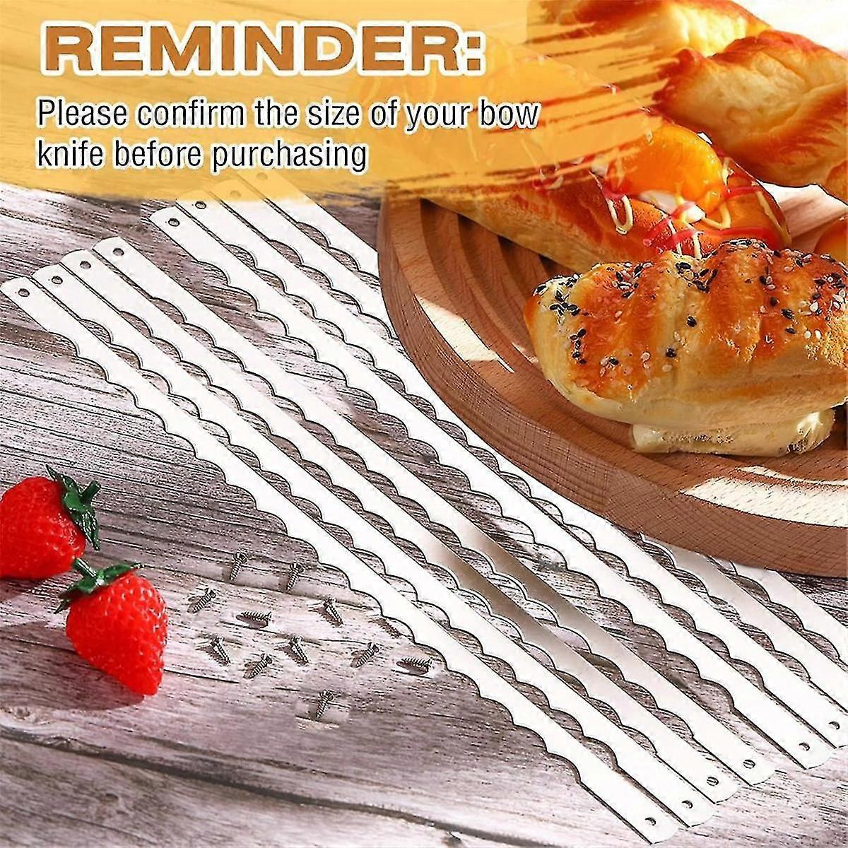 Bread Bow Knife Blades Stainless Steel Replacement Blade Bread Blade ...