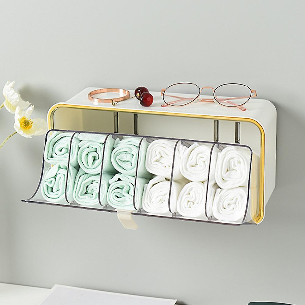Wall Mounted Sock Organizer Home Closet Organizing Storage Box | Fruugo SE