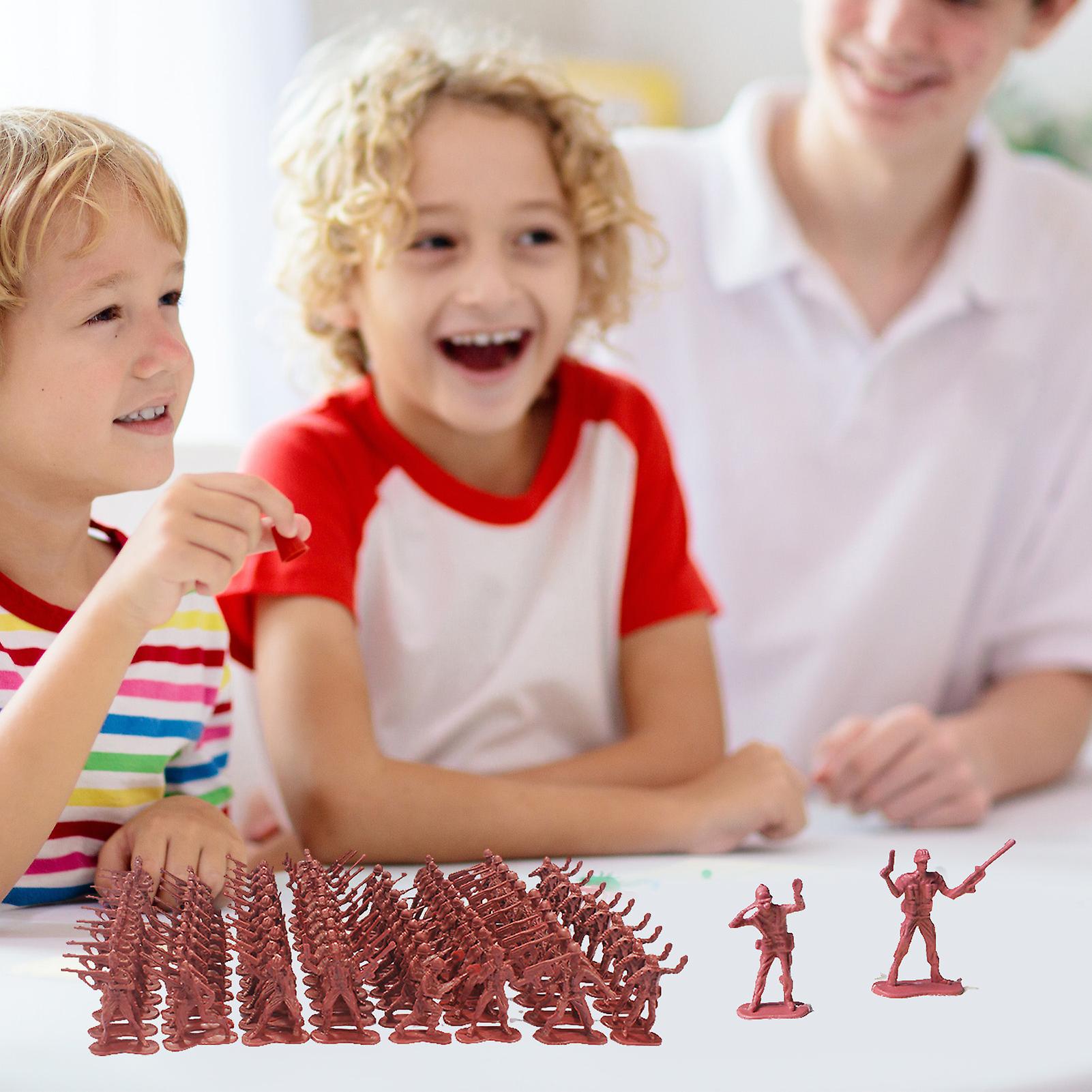 100Pcs Soldier Model Army Men Toy Soldiers Playset for Imaginative Play ...