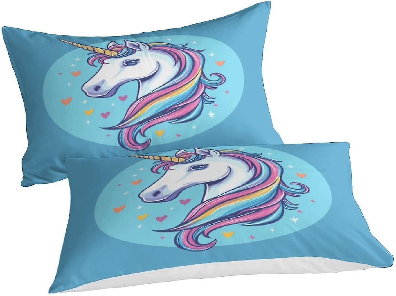 HOUKIG Rainbow Unicorn Dekbed Covers Quilt Cover Dekbedovertrek voor ...