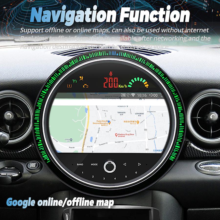 Android 13 Radio Qled For BMW MINI Cooper R56 R60 2007 - 2014 Car ...