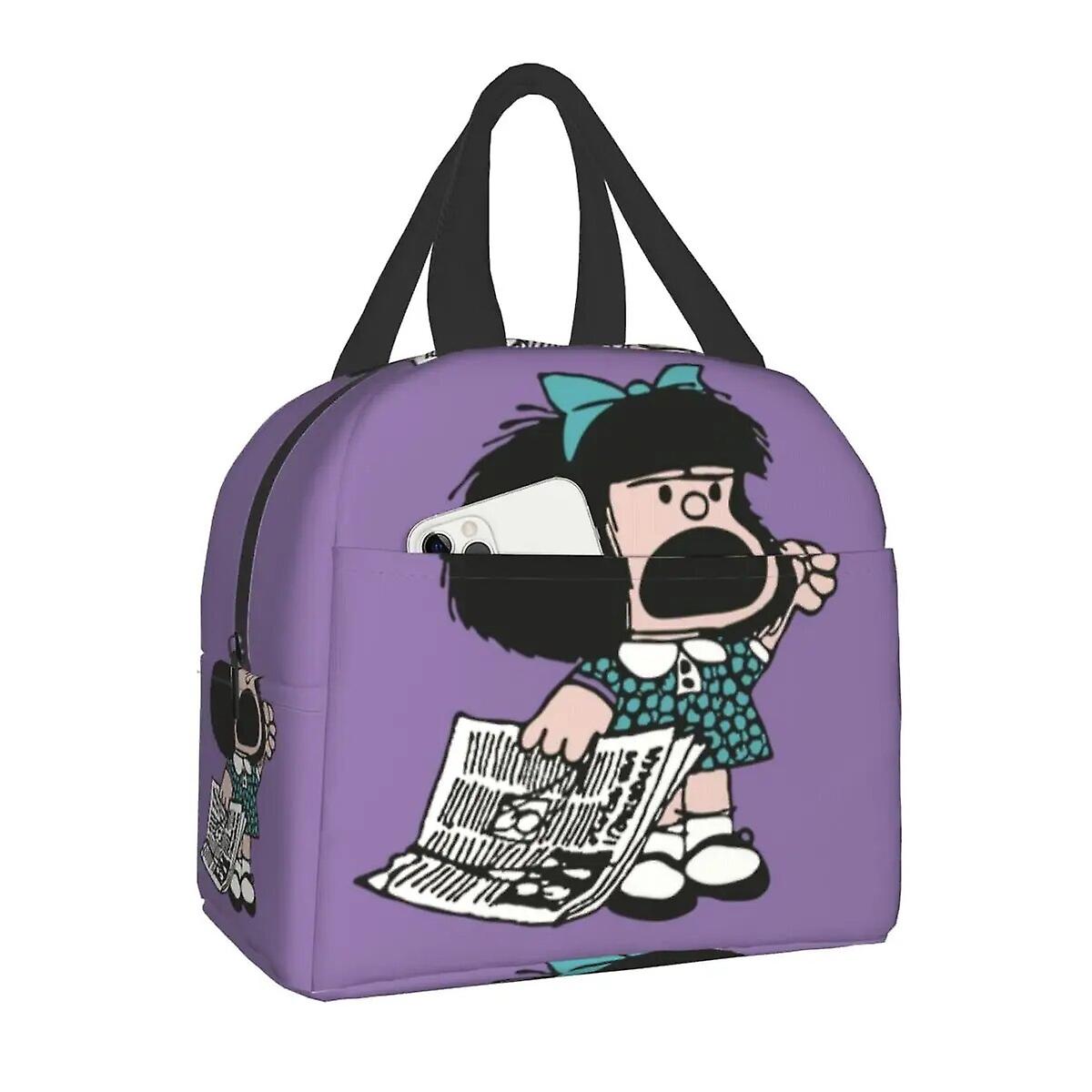 Mafalda Basta Tepelně izolovaná taška na oběd Quino Manga přenosná ...