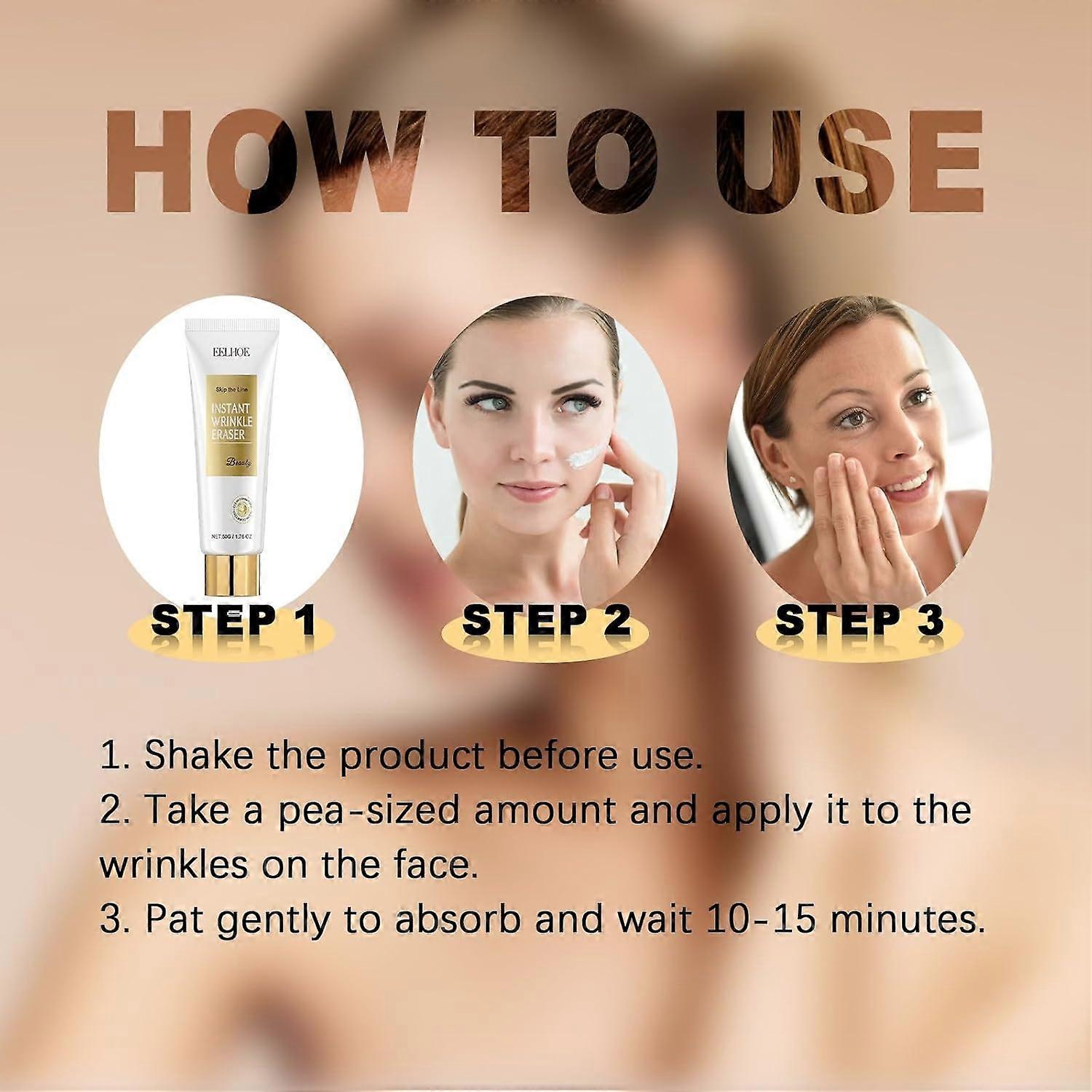 Skip The Line Instant Wrinkle Eraser, Skips The Lines Firming Lotion ...