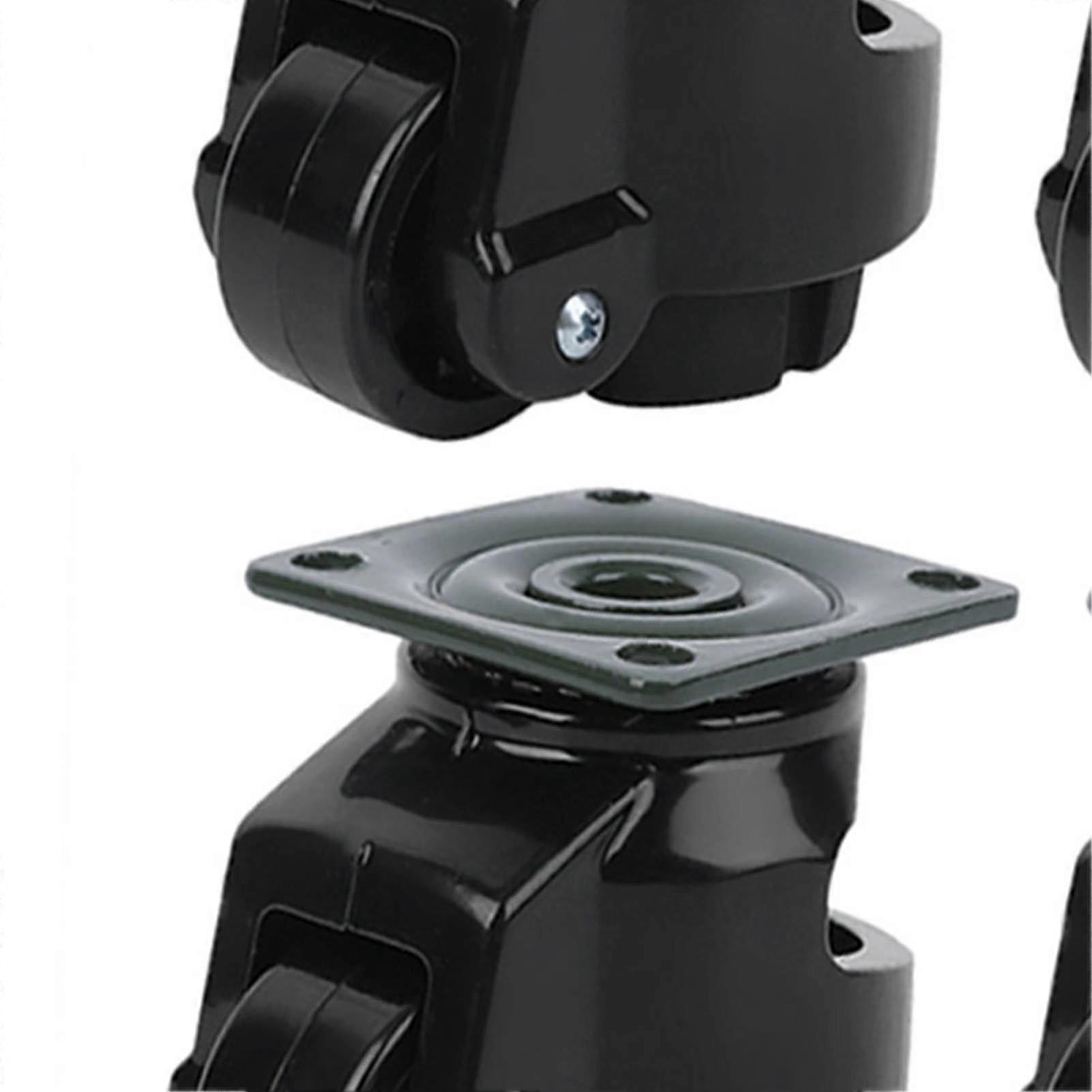 4pcs Level Adjustment Caster GD?40F Heavy Duty Industrial Roller Wheel ...