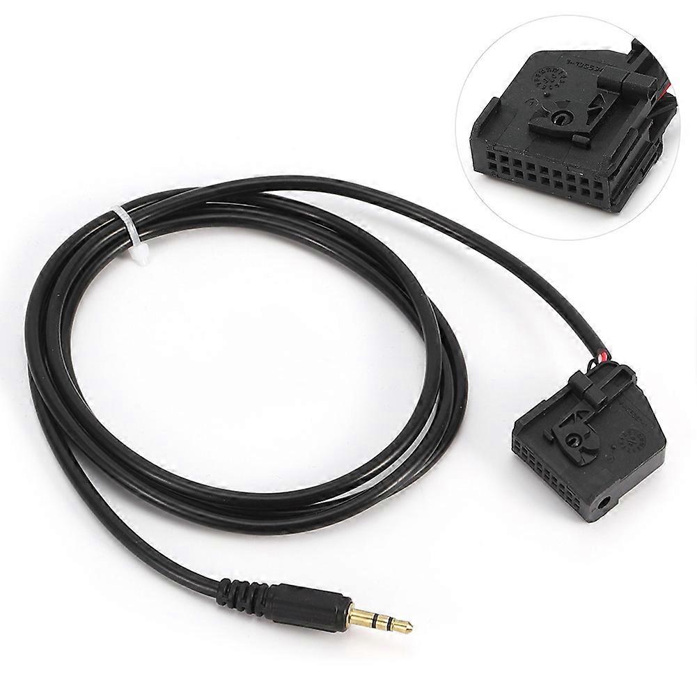 3.5mm AUX Input Adapter Cable MP3 Connector Fit for Benz Mercedes CLK ...