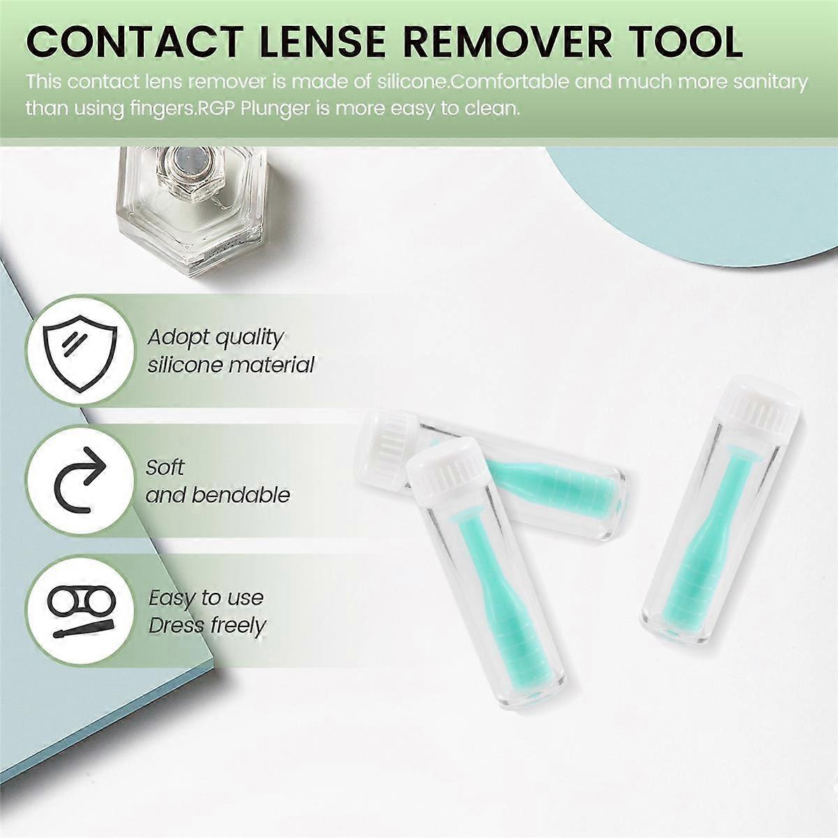 Hard Contact Lens Insertion & Removal Tool RGP Plunger for Hard Lenses ...