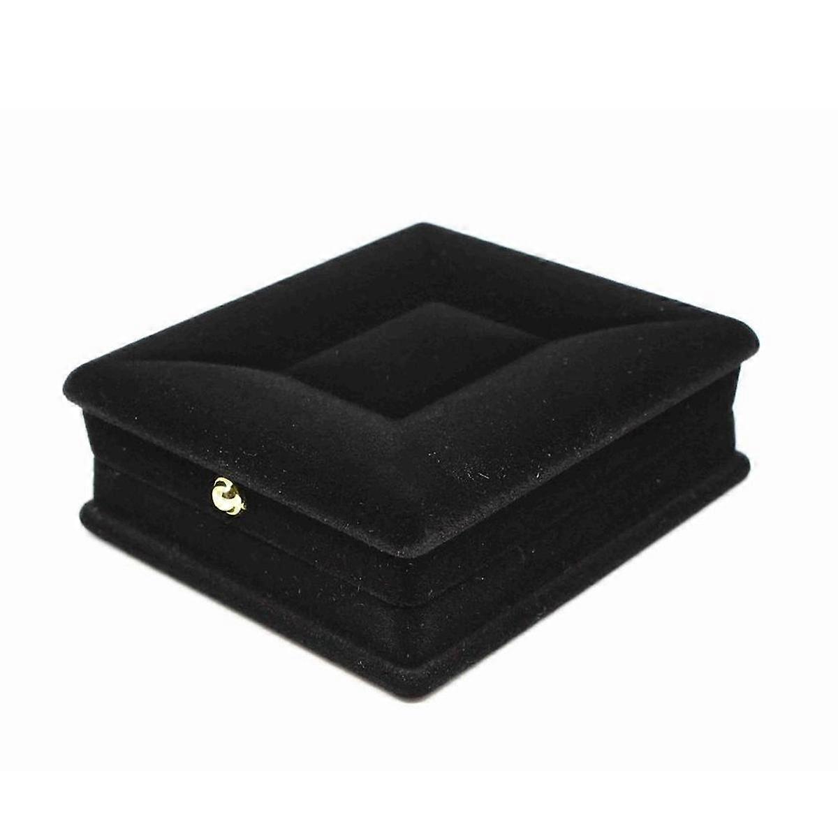 1 x Velvet Necklace Chain Jewelry Display Storage Box Gift Case Holder ...