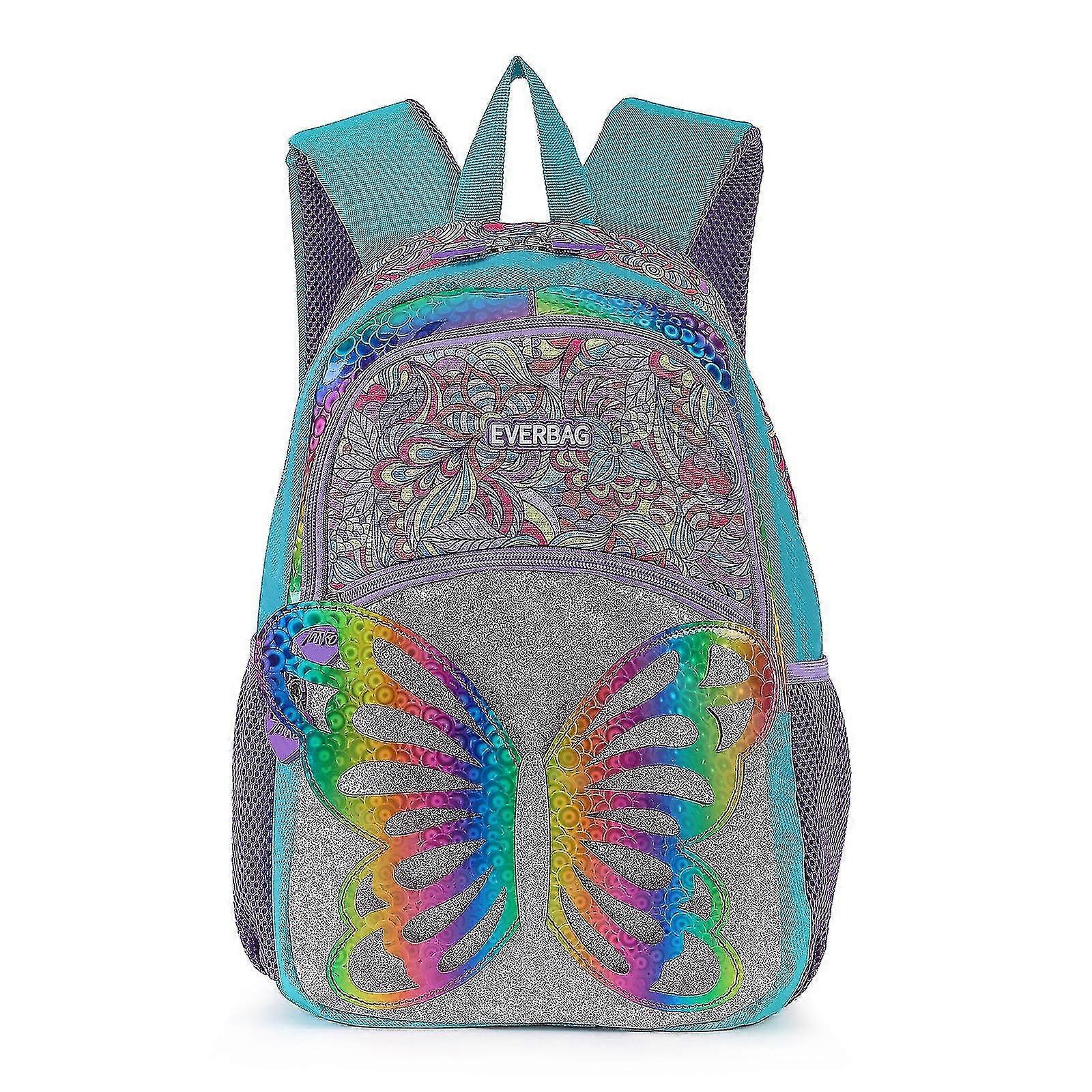 Butterfly Girls Backpack For Elementary Kids School Bag | Fruugo UK