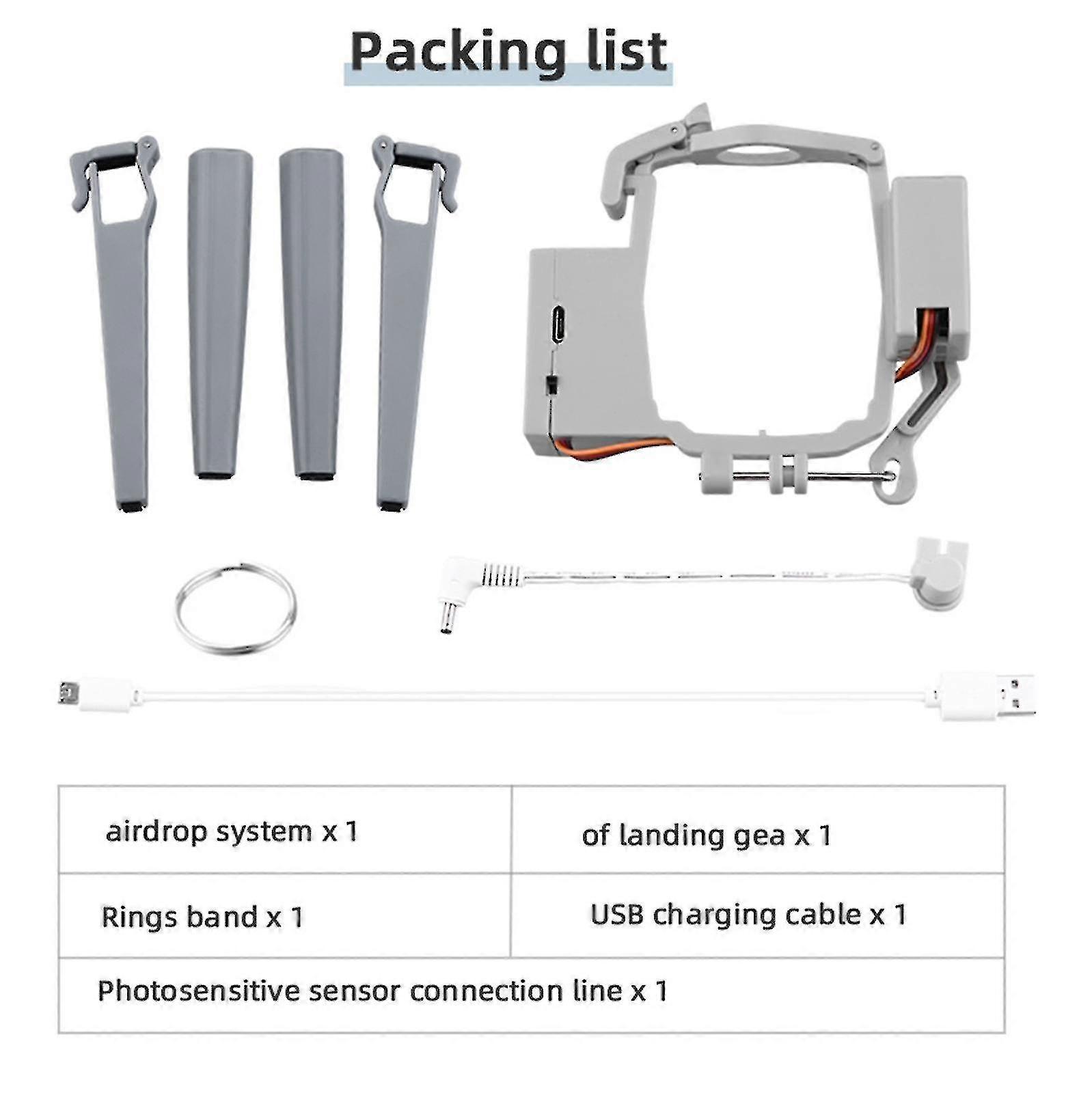 Airdrop System For Dji Air 2s Drone Proposal Delivery Device Dispenser Thrower | Fruugo UK