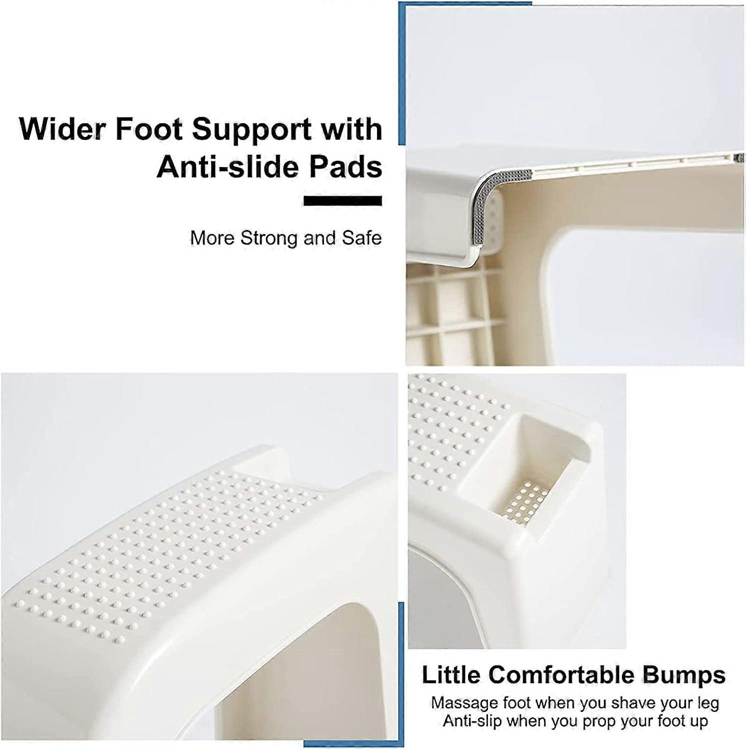 Shower Foot Rest for Shaving Legs, Non-Slip Shower Foot Stool Sturdy ...