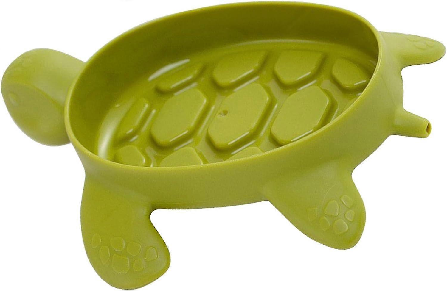 Soap Box with Drain Hole, Cute Cartoon Turtle Shape Soap Holder Box Bar ...