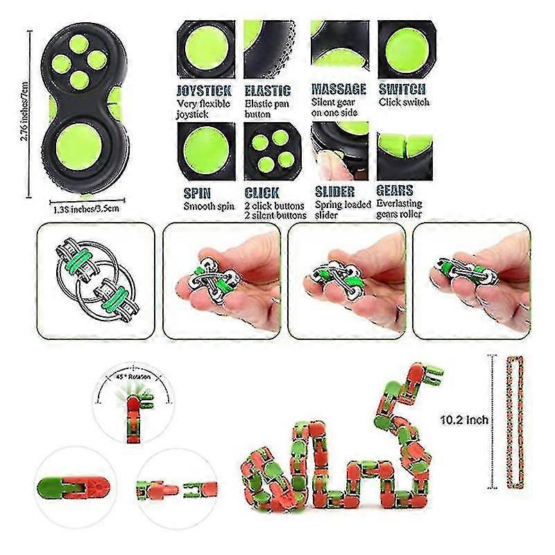 Fidget Toy Pack Sensory Fidget Toys Packs With Simple Dimple Fidget ...