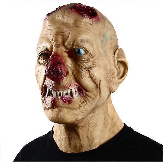 Horror Mask Goblins Big Red Nose Creepy Halloween Costume Party Cosplay ...