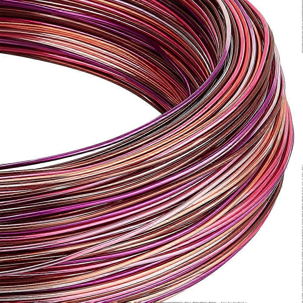 18 Gauge 307 Feet Multicolor Jewelry Craft Wire Gradient Color Aluminum ...