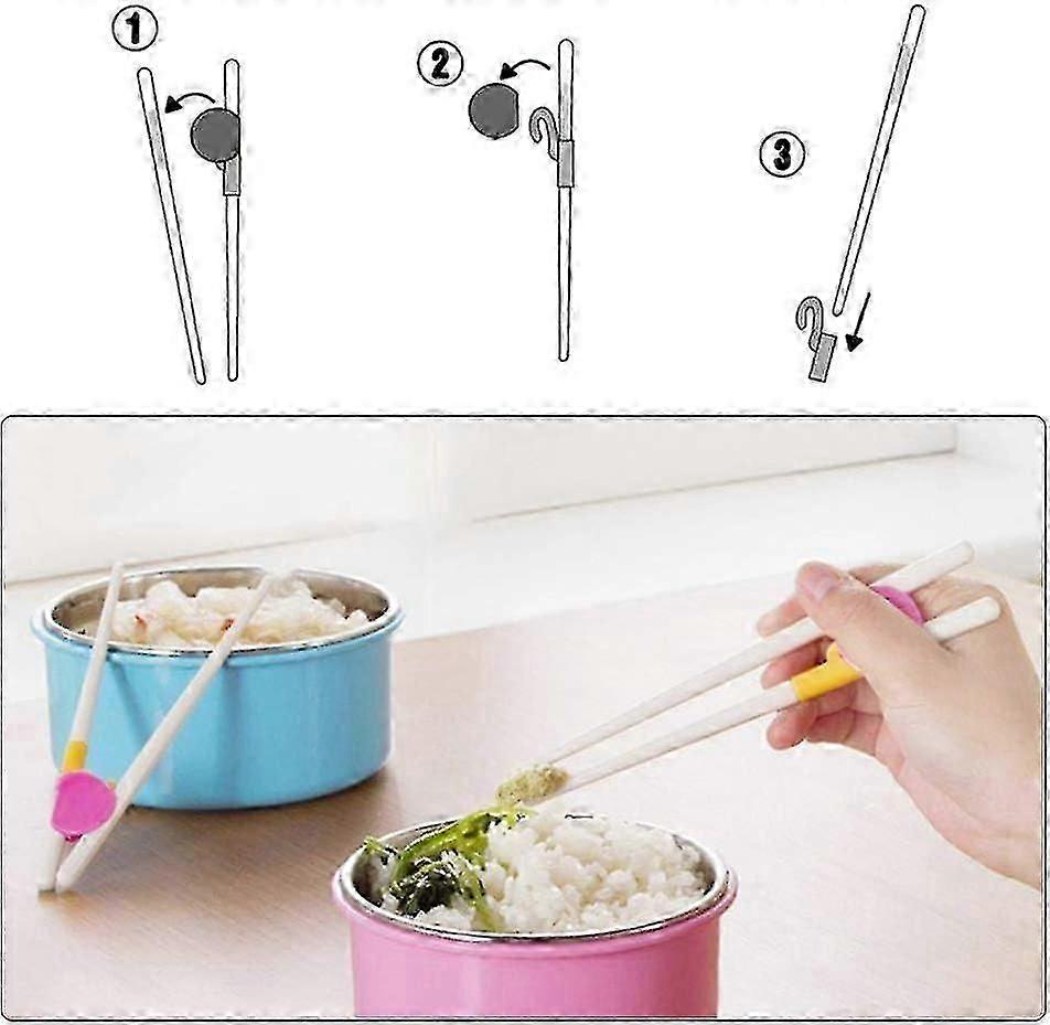 Kids Training Sticks, 4 Pairs Kids Training Sticks Adult and Beginners ...