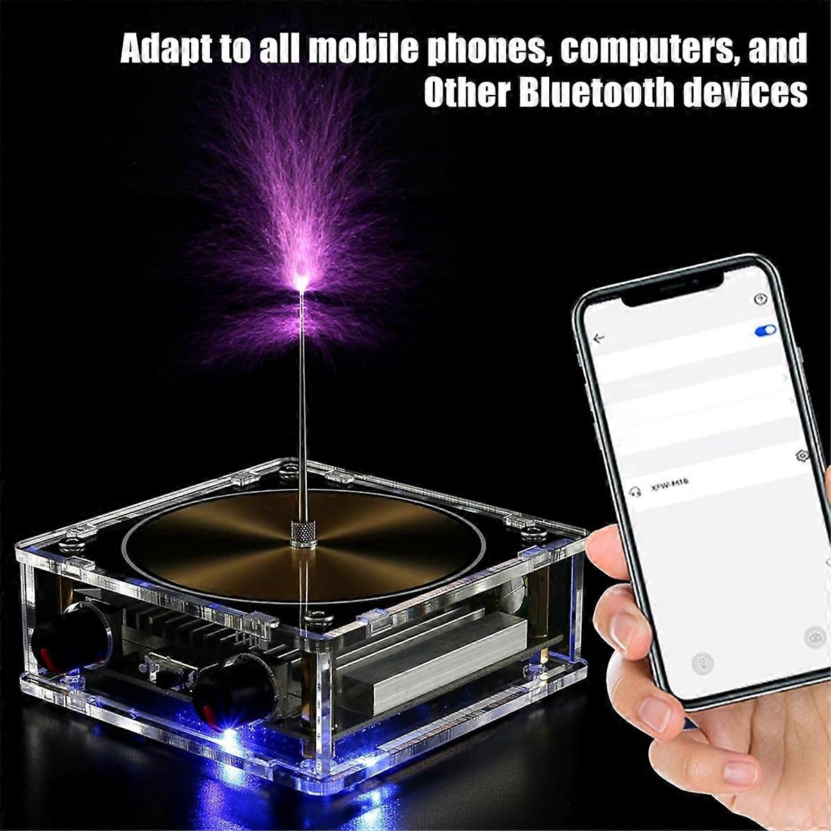 Bluetooth Music Teslacoil, Artificiallightning Arc Teslacoil Arc Plasma ...