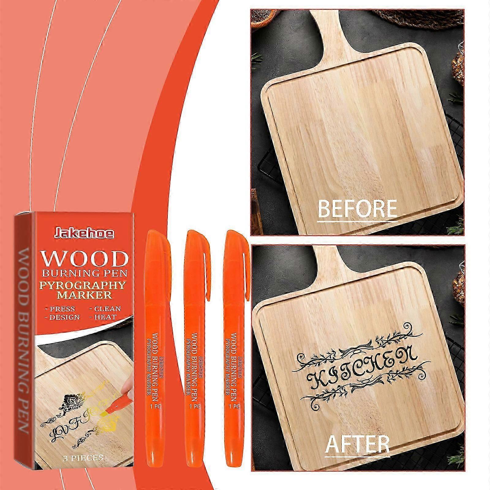 Burning Marking Pen Wood Pyrography Pen Burning Effect Burn Marking Pen ...