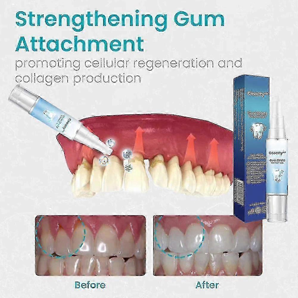3pcs Gum Repair Gel Rebuilding Strengthen Whiten Remove Breath ...