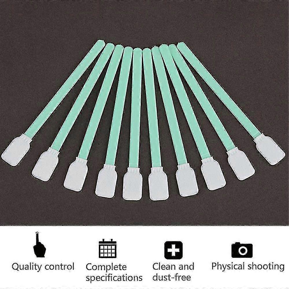 Inkjet Printer Cleaning Swabs Foam Tip Sponge Stick Optical Equipment ...