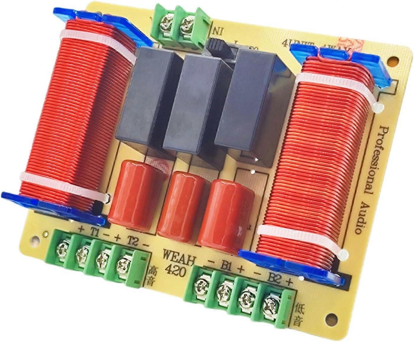Adjustable Treble Bass Frequency Splitter 4-Way Speaker Crossover ...