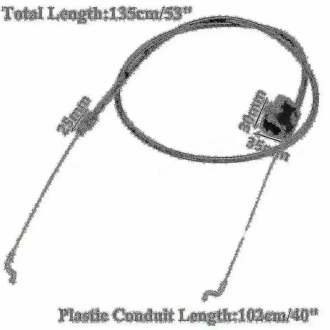 Lawn Mower Lawnmowers Throttle Pull Engine Zone Control Cable For Mtd ...