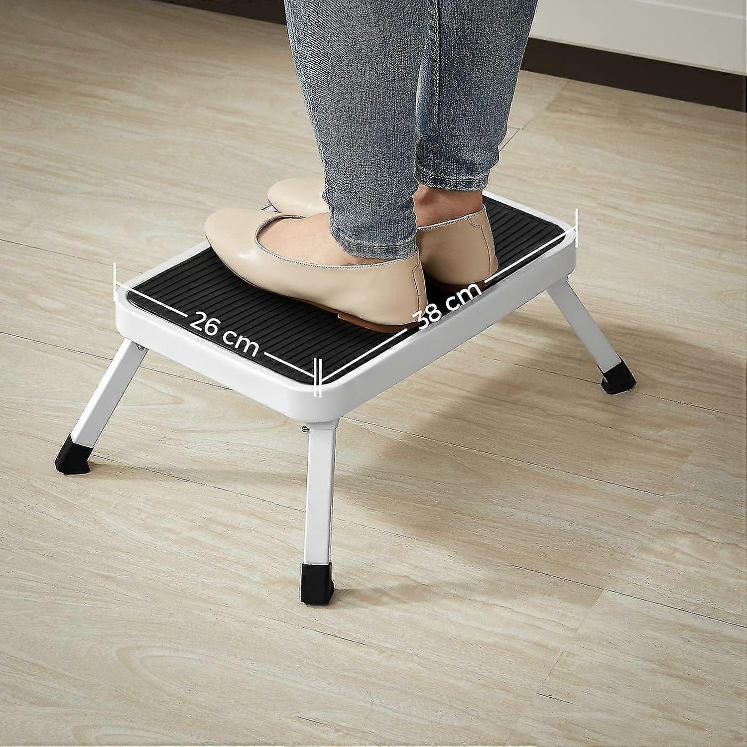 Foldable Step Stool, Step Stool, Steel, With Non-slip Pads, Load 150 Kg ...